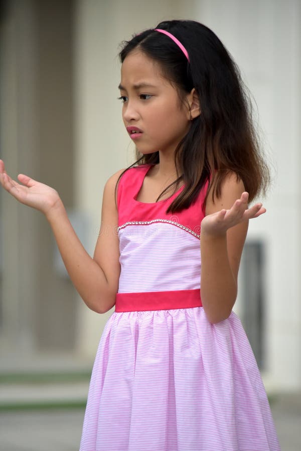 Teenager Girl Making a Decision Stock Image - Image of pretty, thought ...