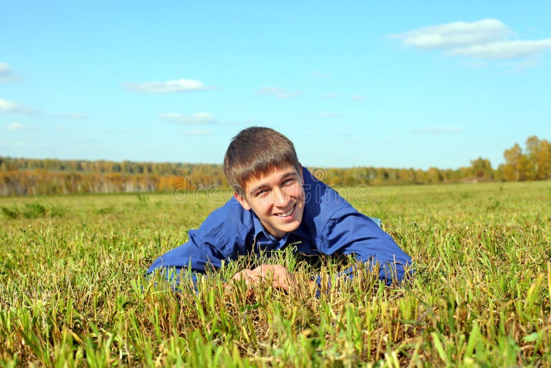 Preteen Country Boy in Field Stock Photo - Image of rural, teenager ...