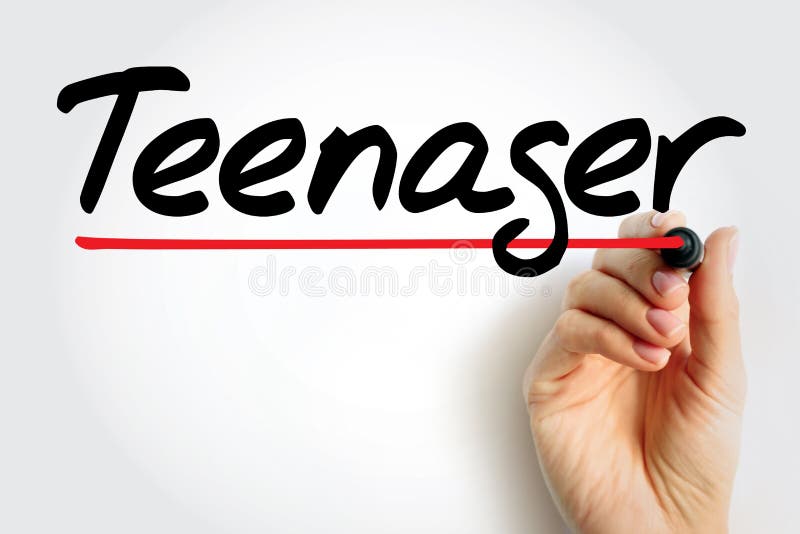 Teenager - a Person Aged between 13 and 19 Years, Text Concept for ...