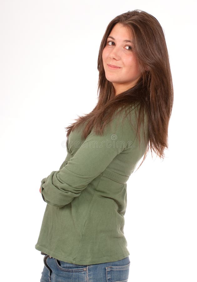 Teenager profile stock photo. Image of nice, teenager - 20191260