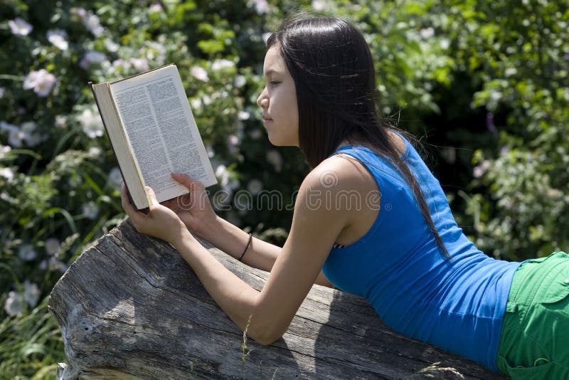 Teenager Read A Book Picture. Image: 5321675