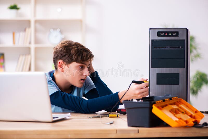 Confused Technician Working Equipment Stock Photos - Free & Royalty ...