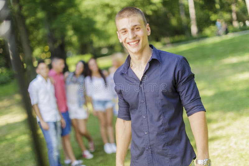 Teenagers in the park stock photo. Image of outdoors - 33786150