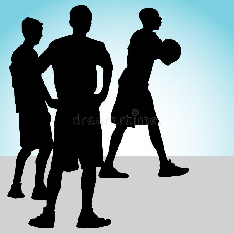 Teamwork Basketball Starburst Stock Vector - Illustration of team ...