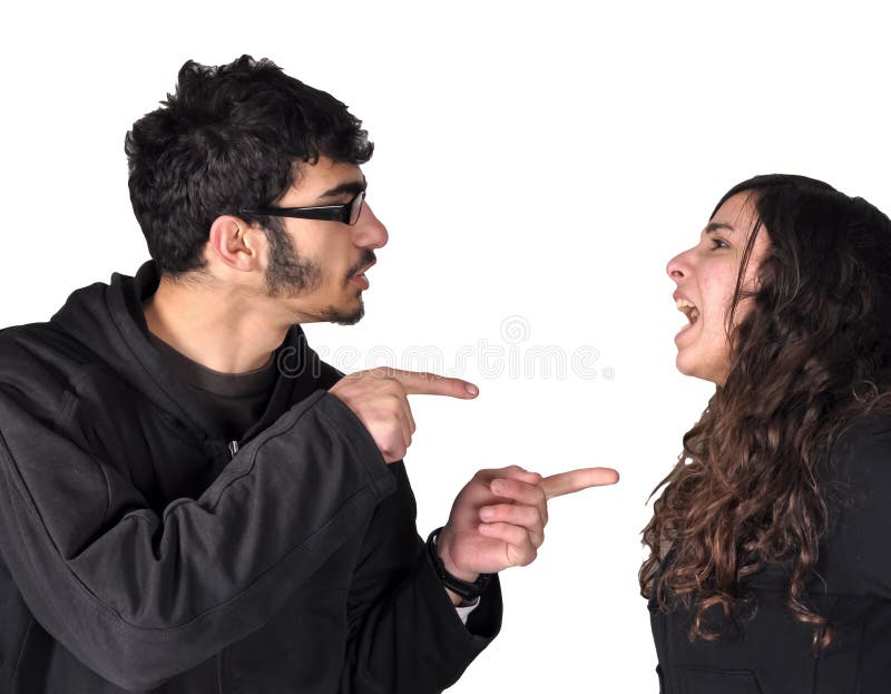 Teens fighting stock photo. Image of shouting, teen, blaim - 23515806