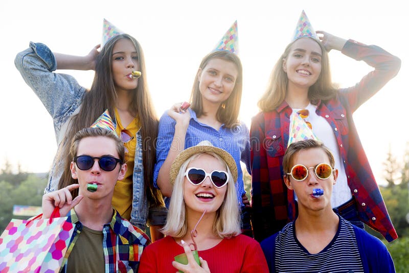 Teens having a party stock image. Image of gathering - 104489305