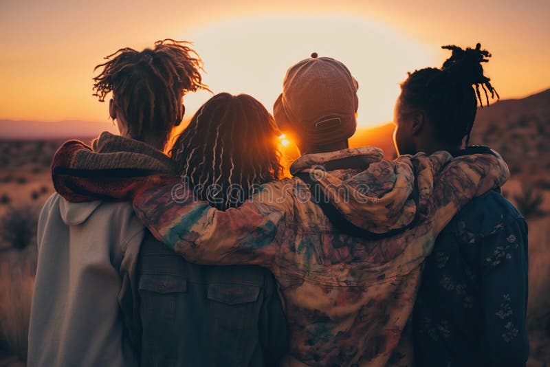 Back Group Hugging View Stock Illustrations – 104 Back Group Hugging ...