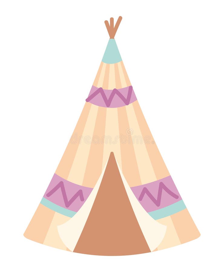 Teepee Native American Icon Stock Vector - Illustration of native ...