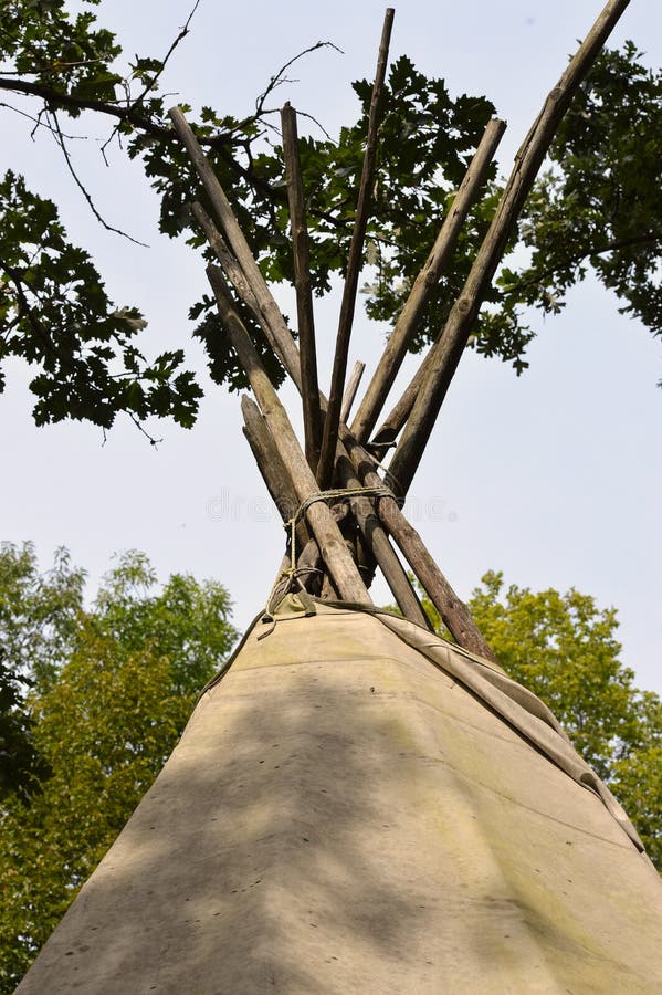 Teepee stock image. Image of explore, canvas, rope, lodging - 76531771