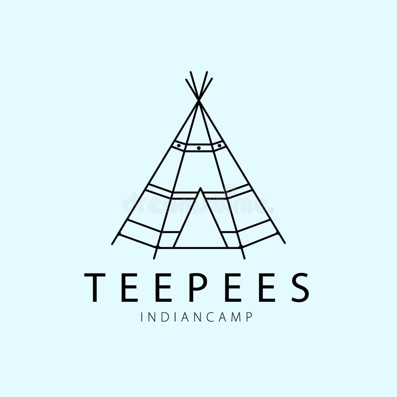 Indian Teepees Stock Illustrations – 79 Indian Teepees Stock ...