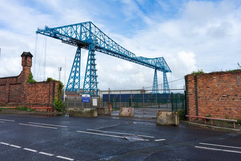Tees Transporter Bridge, Middlesbrough, Cleveland Stock Image - Image ...