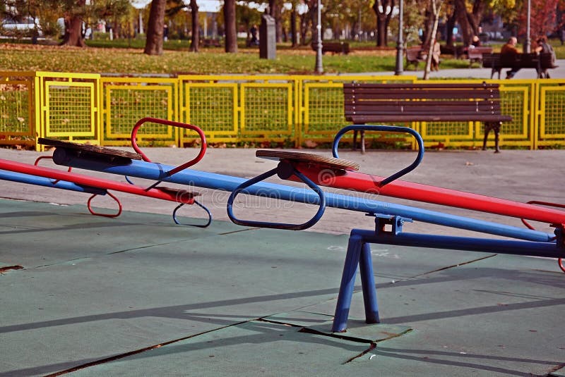 Teeter stock image. Image of field, ground, game, totter - 51491239