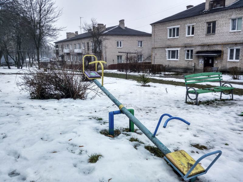 Teeter in spring stock image. Image of teeter, spring - 86708613