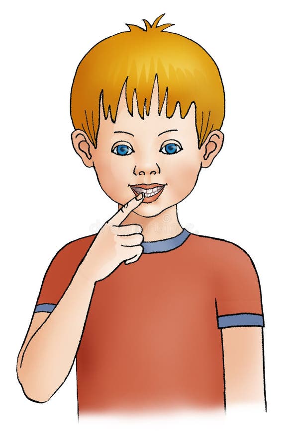 Cheeks stock illustration. Illustration of raster, kids - 6412151