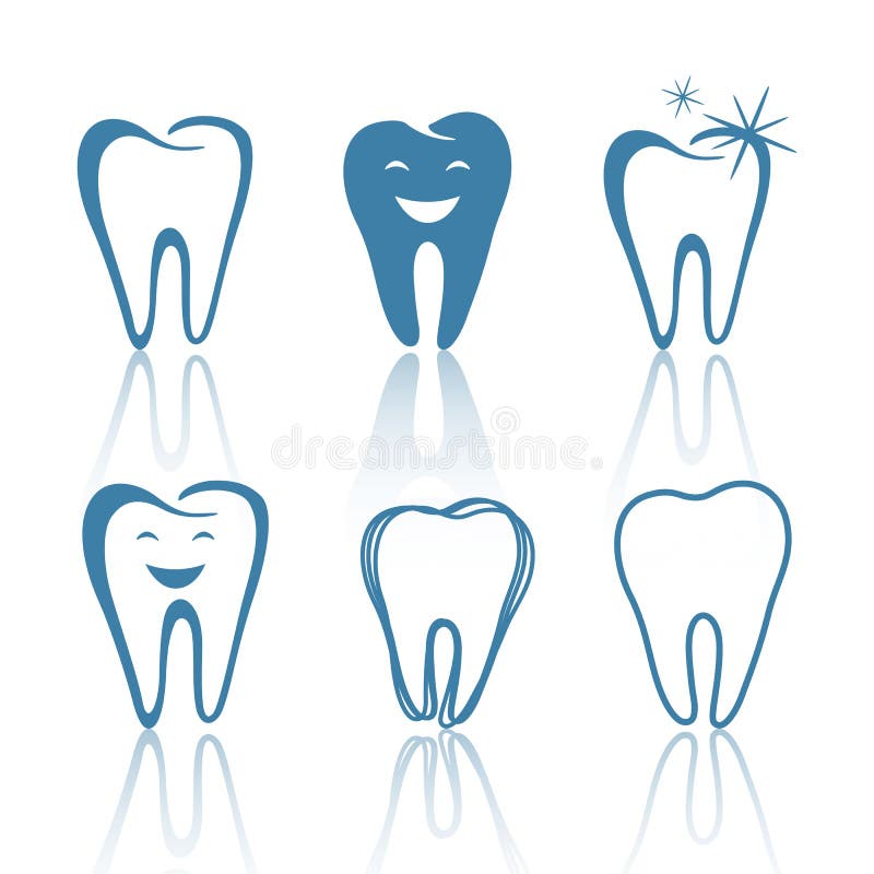 Teeth Designs stock illustration. Illustration of care - 55300866