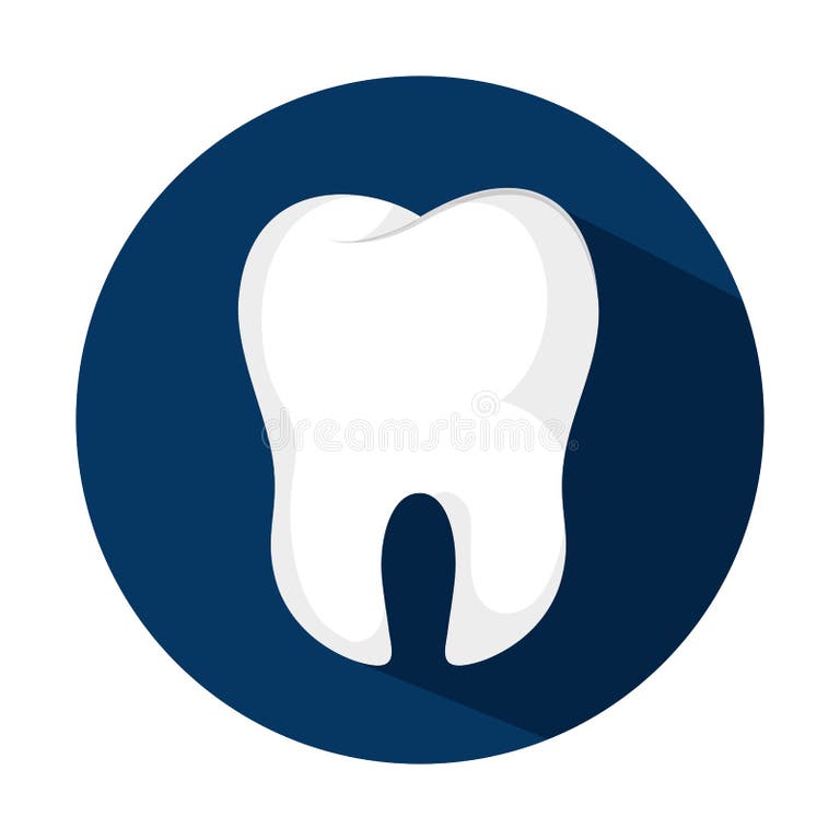 Teeth emblem isolated icon stock illustration. Illustration of sign ...
