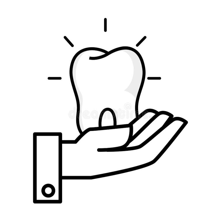 Teeth emblem isolated icon stock illustration. Illustration of health ...