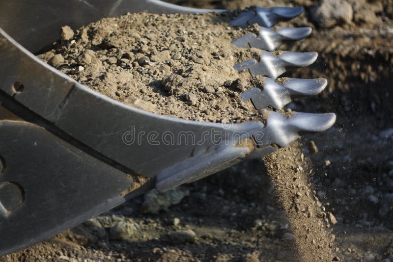 Teeth excavator stock photo. Image of excavation, industrial - 29645026