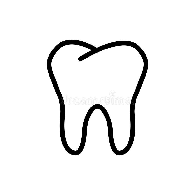 Teeth flat icon stock vector. Illustration of design - 104293901