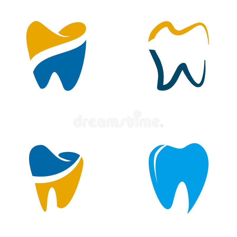 Teeth Icon Symbol Logo Design Vector Stock Vector - Illustration of ...