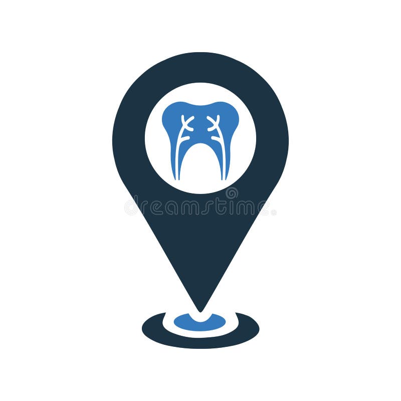 Teeth, Location, Icon. Simple Editable Vector Design Isolated on a ...