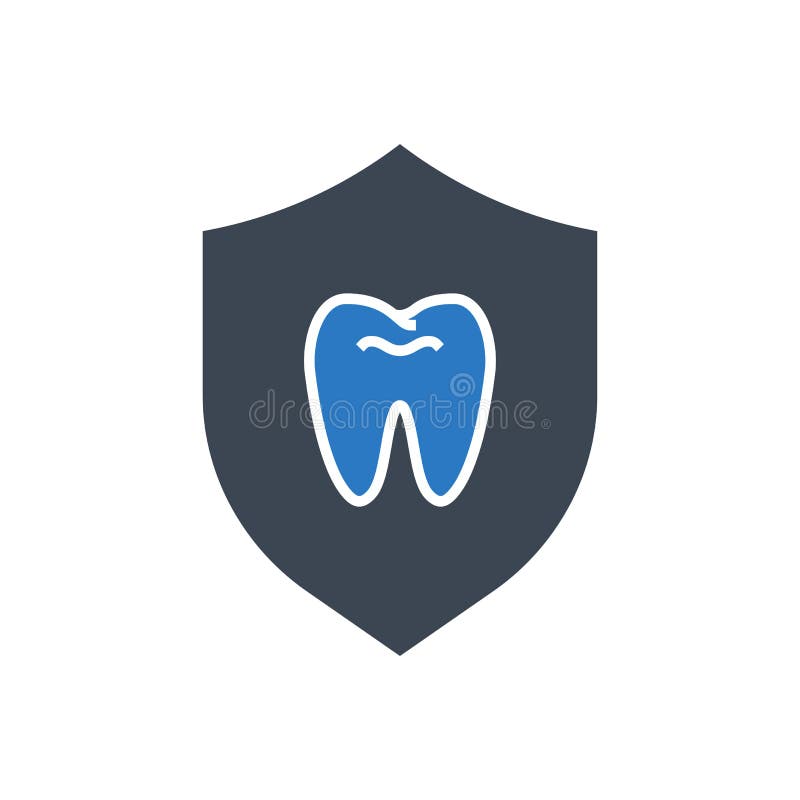 Teeth Protection Icon stock vector. Illustration of isolate - 250378691