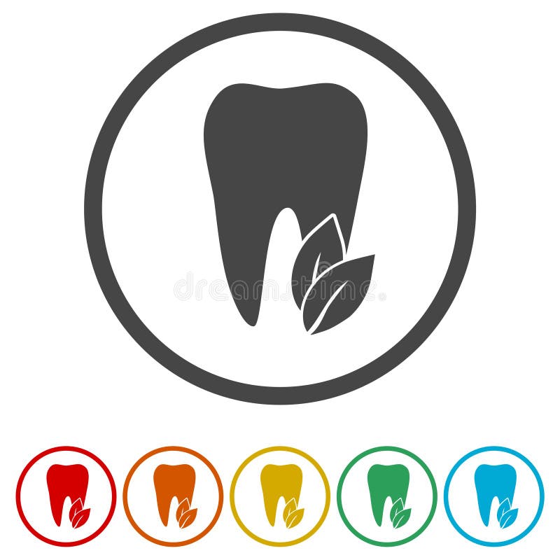 Teeth Protection, Tooth Care Icons Set - Illustration Stock Vector ...