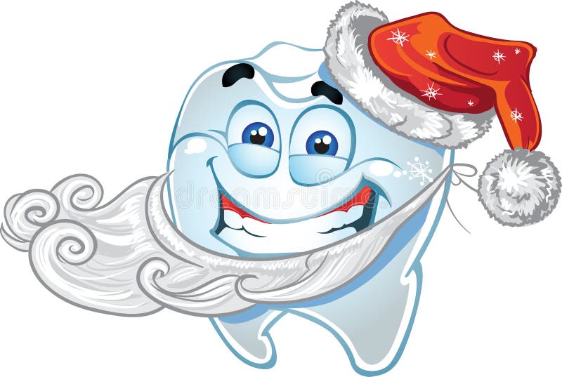 Teeth in suit Santa Claus stock illustration. Illustration of care ...
