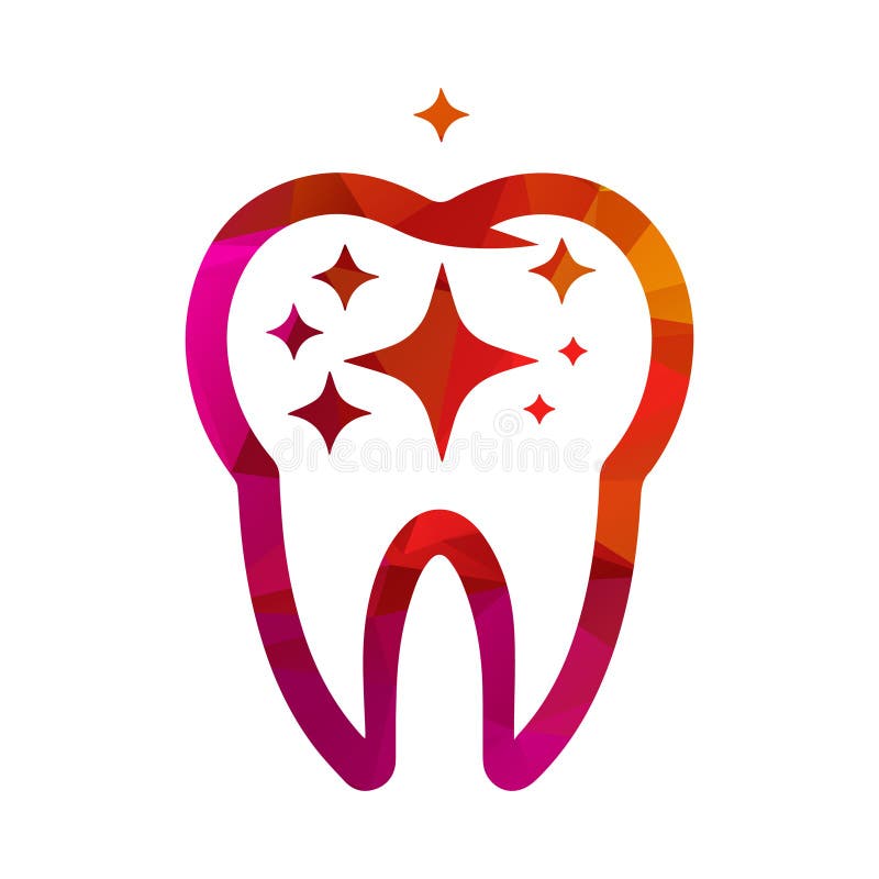 Teeth Tooth Logo Design Vector Illustration Stock Vector - Illustration ...