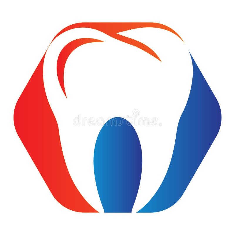 Teeth Tooth Logo Design Vector Illustration Stock Vector - Illustration ...