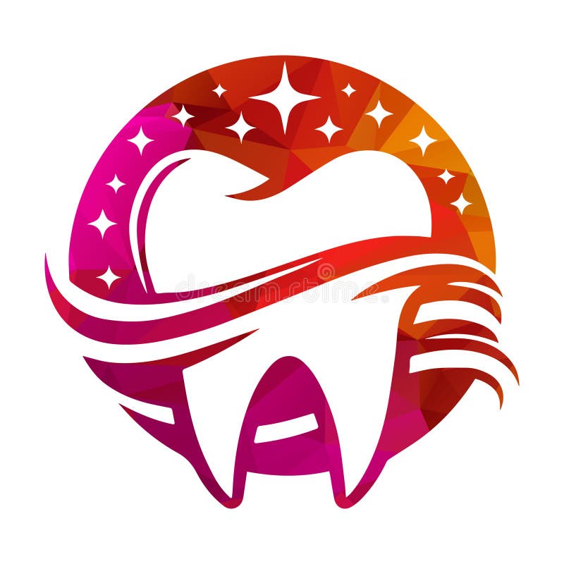 Teeth Tooth Logo Design Vector Illustration Stock Illustration ...