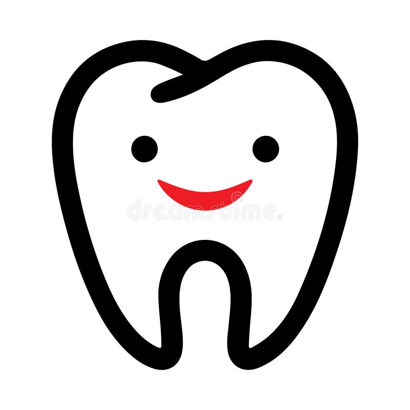 Teeth Tooth Logo Design Vector Illustration Stock Illustration ...