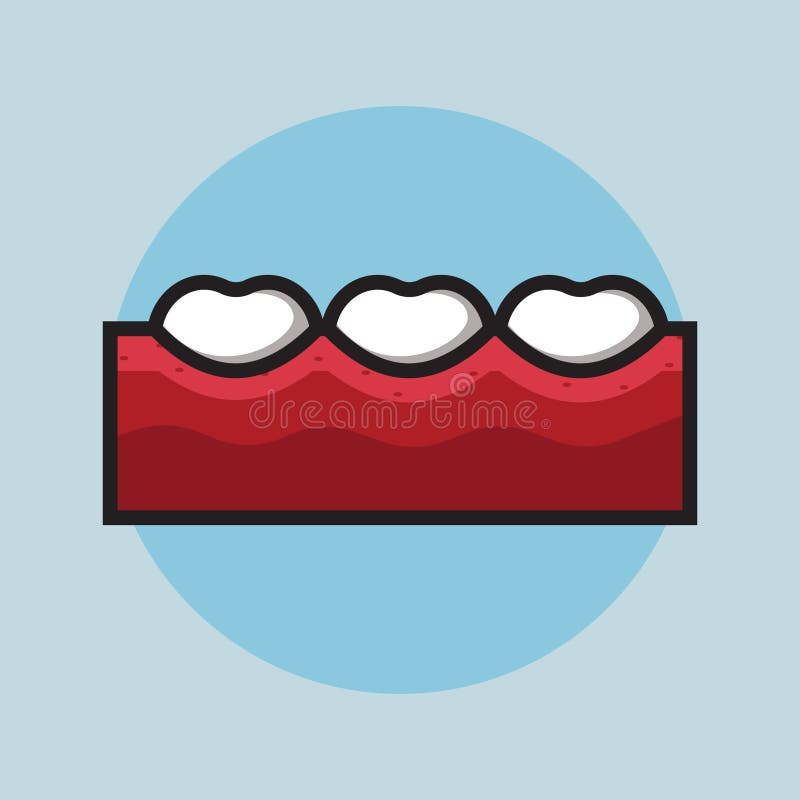 Teeth. Vector Illustration Decorative Design Stock Vector ...