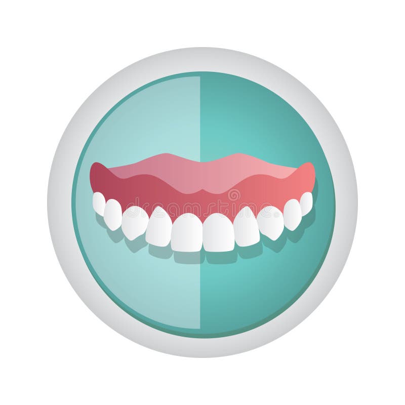 Teeth. Vector Illustration Decorative Design Stock Illustration ...