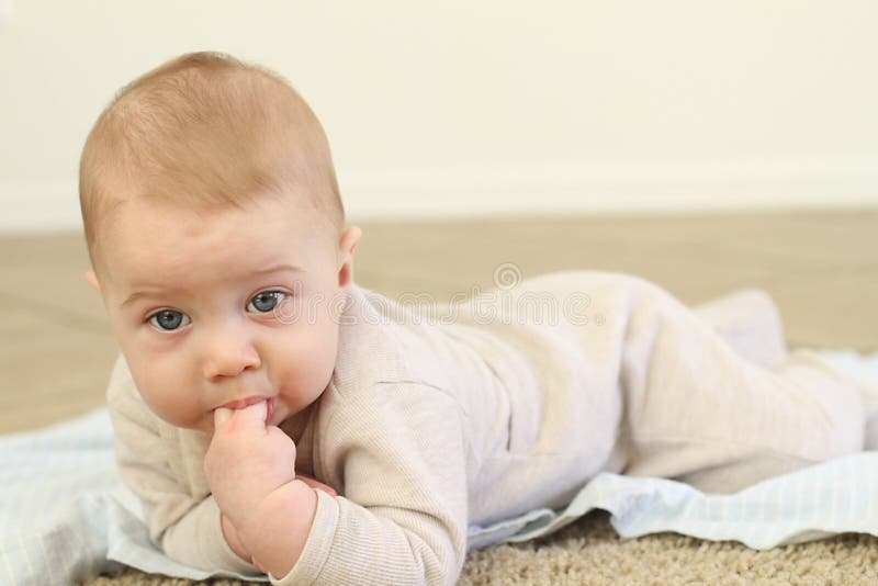 Teething Baby stock photo. Image of infant, closeup, fingers - 18745340