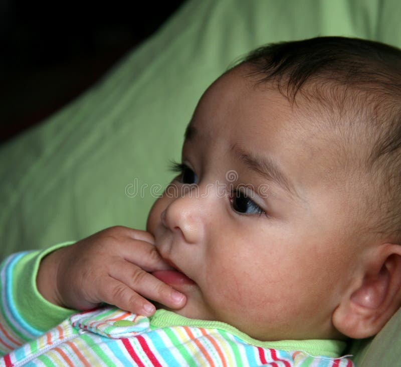 Teething baby stock photo. Image of childcare, hurt, innocent - 3230806
