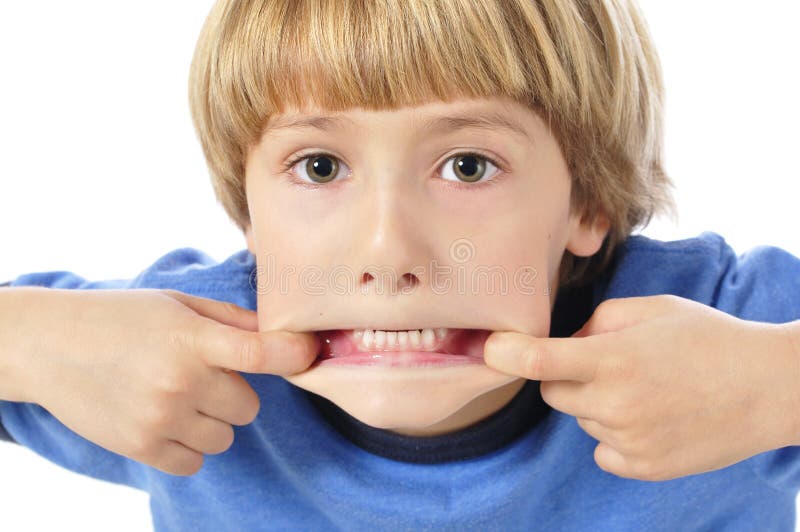 Teethy funny face stock photo. Image of handsome, show - 27956414