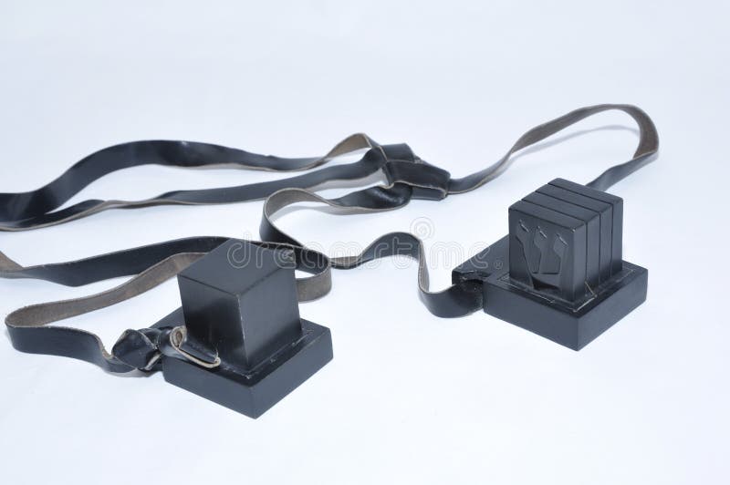 Tefilin stock image. Image of judaism, tallith, isolated - 23034009