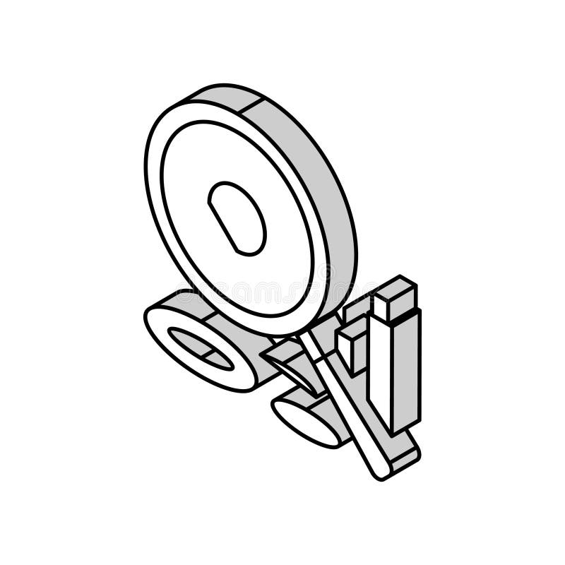 Teflon Ptfe Thermoplastic Isometric Icon Vector Illustration Stock ...