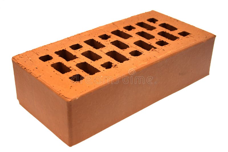 Perforated tegelsten arkivfoto. Bild av vägg, bygger - 18548750