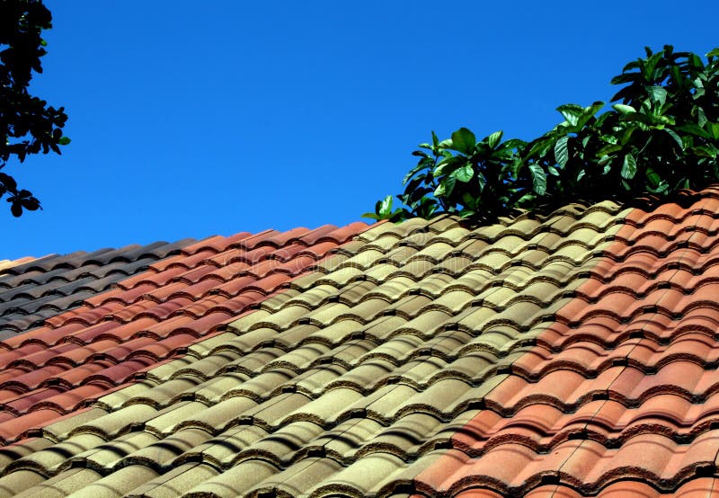 Tegula Roofing stock image. Image of materials, roofing - 14767963