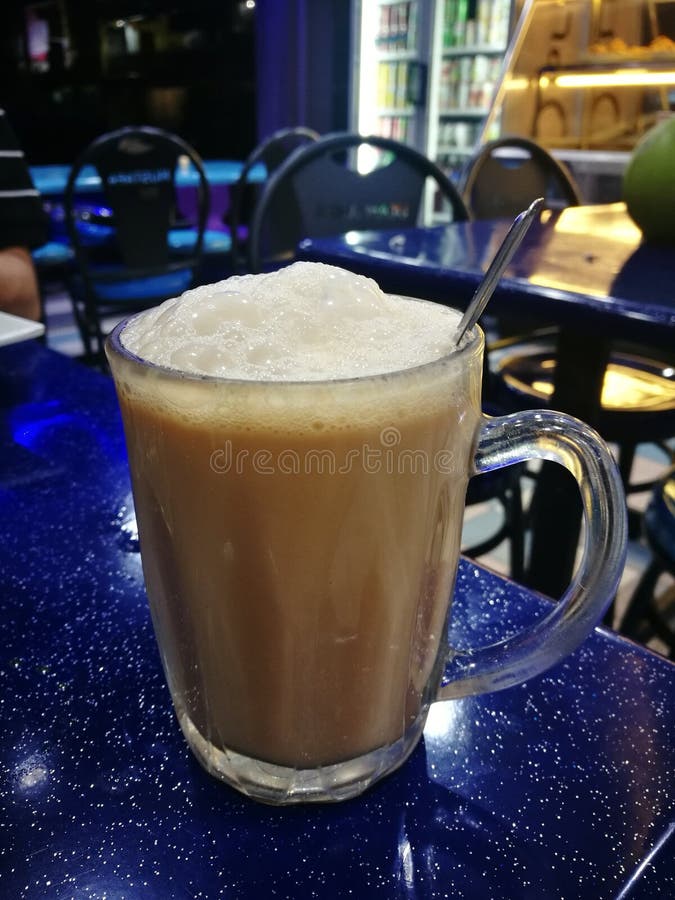 Teh tarik stock image. Image of stall, bubbly, tarik - 100011501