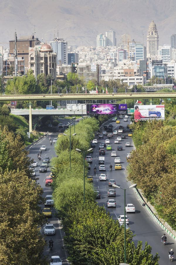 Tehran Skyline stock image. Image of skyline, town, view - 25953137