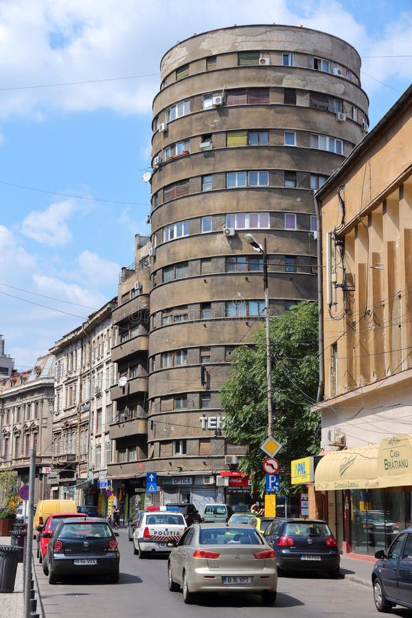 Tehnoimport Building in Bucharest Editorial Image - Image of bizarre ...