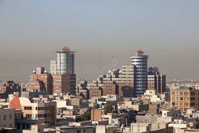 The view of Tehran in Iran editorial image. Image of historic - 218434520
