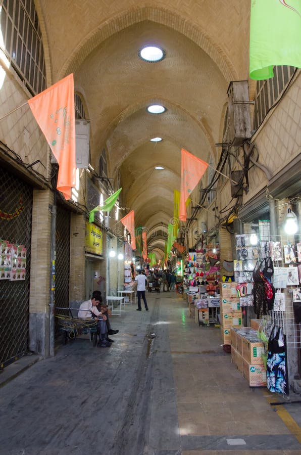 Tehran Grand Bazaar 03 editorial stock image. Image of exterior - 137921209