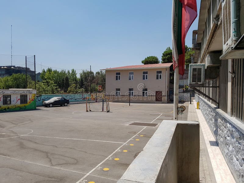 Tehran High School editorial photo. Image of schoolyard - 383077401