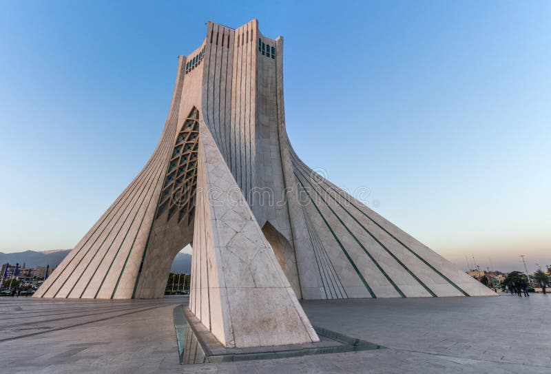 TEHRAN, IRAN - APRIL 2, 2018: Azadi Tower Freedom Tower in Tehran, Ir ...