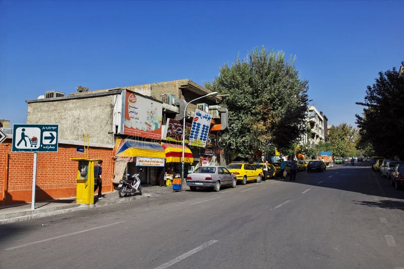 Tehran, Iran - 28 Sep 2012: the Street in Tehran, Iran Editorial Photo ...