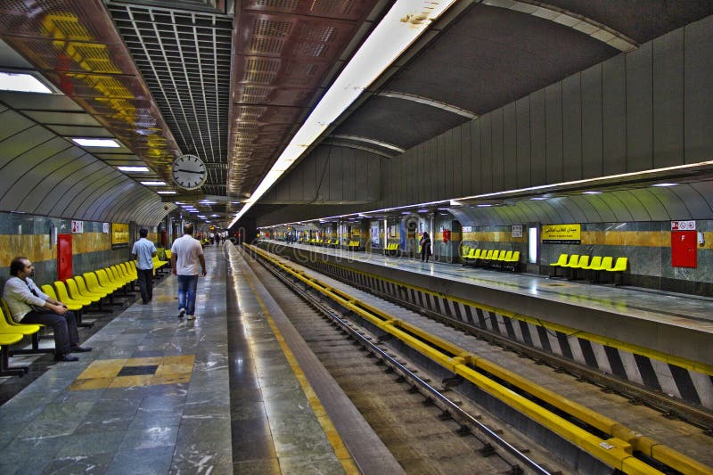 Tehran, Iran - 28 Sep 2012: Subway in Tehran City, Iran Editorial Photo ...
